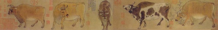 Animal – Han Huang (韓滉) Five Oxen (五牛圖) – Patrick Siu Chinese ...