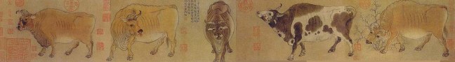 Animal – Han Huang (韓滉) Five Oxen (五牛圖) – Patrick Siu Chinese ...